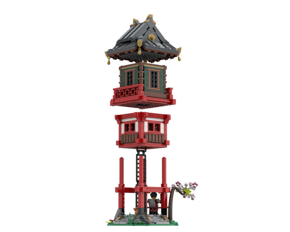 LEGO MOC Samurai Tower #1 by Legat_Of_Legion | Rebrickable - Build with ...