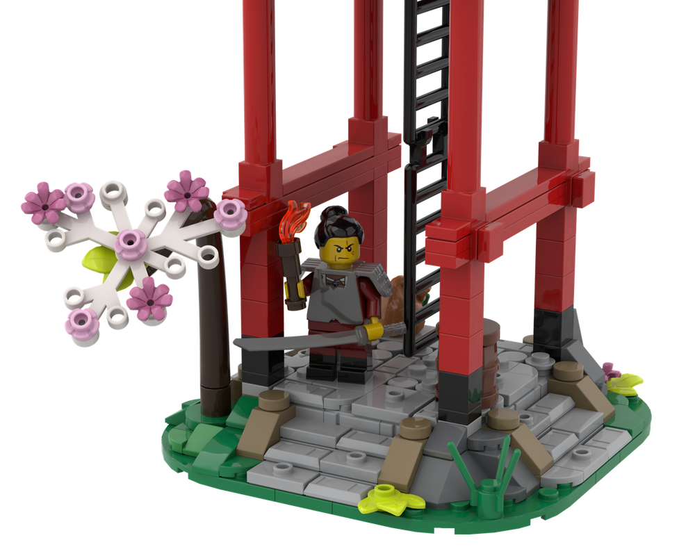 LEGO MOC Samurai Tower #1 by Legat_Of_Legion | Rebrickable - Build with ...