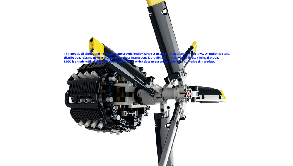 LEGO MOC Big Radial Engine - Lycoming XR-7755-3 by WPNGLS | Rebrickable ...