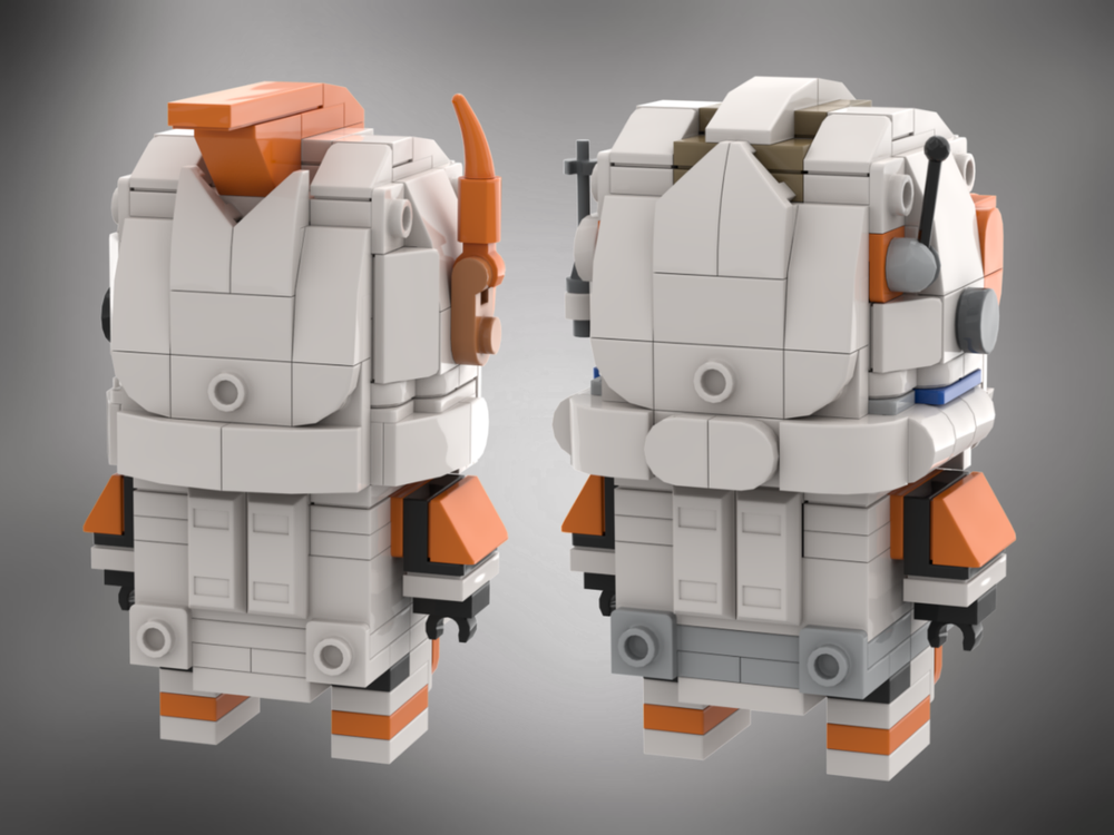 LEGO MOC Commander Cody Brickheadz by Ant0noo | Rebrickable - Build ...