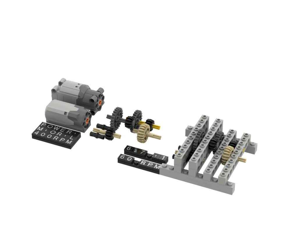LEGO MOC 10 Gear Sets for GBC Tuning with various motors by andybell ...