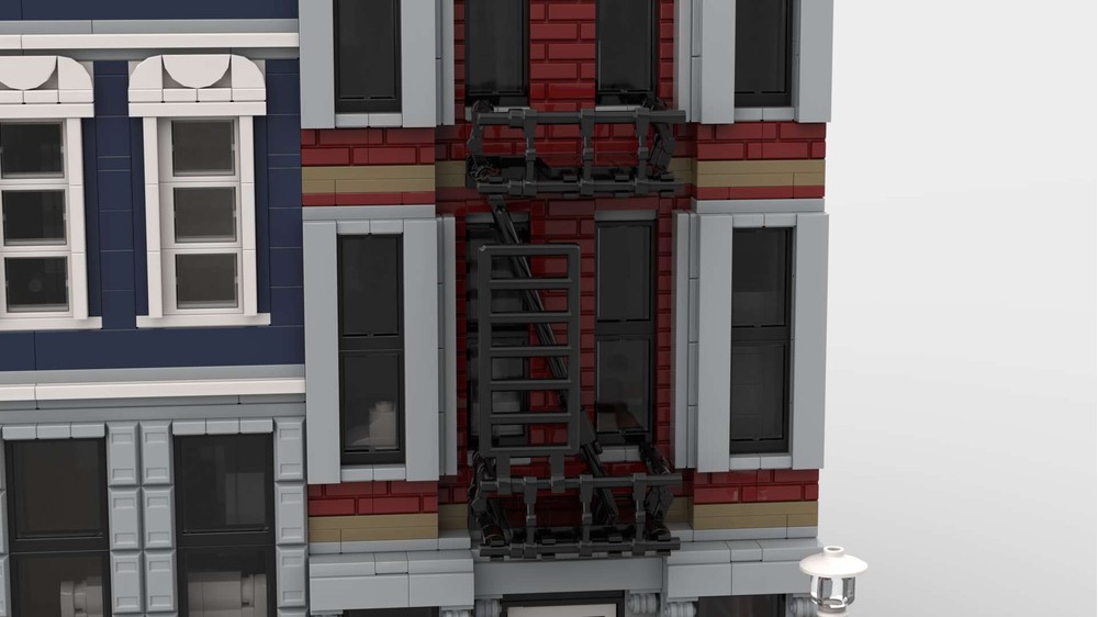 LEGO MOC Modular Apartment Buildings by 603bricks | Rebrickable - Build ...