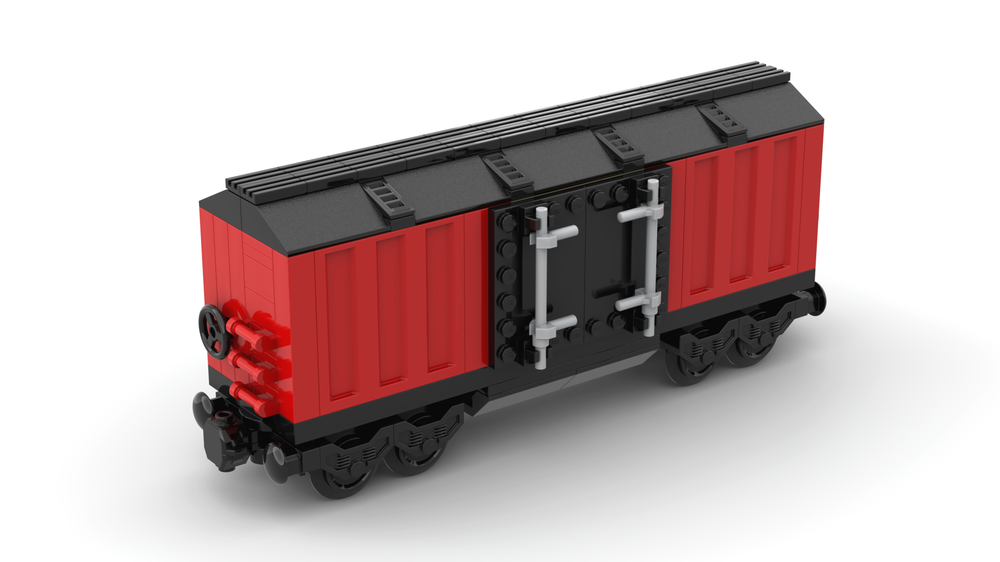 LEGO MOC Simple Boxcar by BatteryPoweredBricks | Rebrickable - Build ...