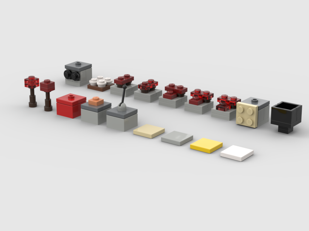LEGO MOC Minecraft Redstone Components by BreezeBricks | Rebrickable ...