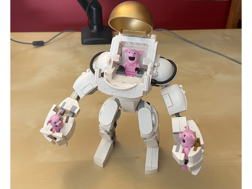LEGO MOC Space Astronaut Mech Suit by eric_nunya | Rebrickable - Build ...