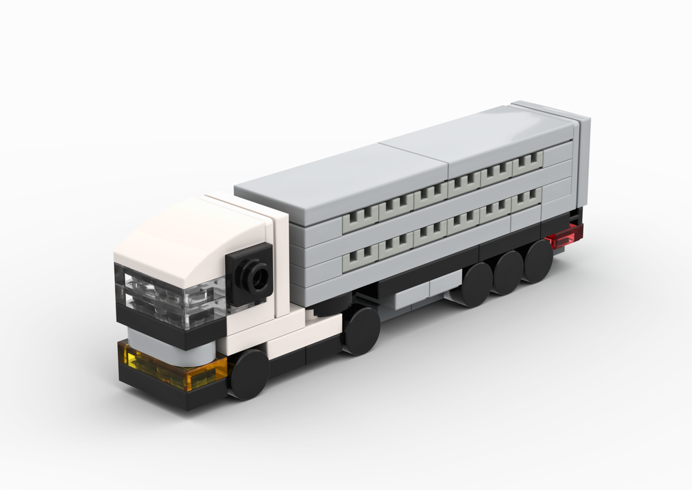 LEGO MOC Micro Livestock Trailer Truck by The Bobby Brix Channel ...