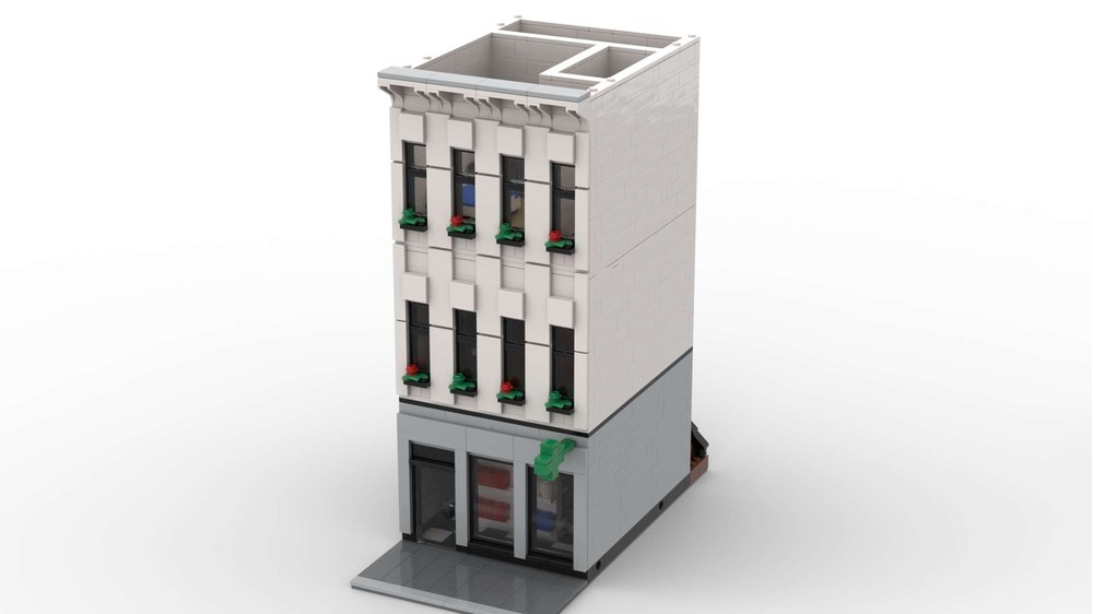LEGO MOC Modular Pharmacy by MexWhite | Rebrickable - Build with LEGO
