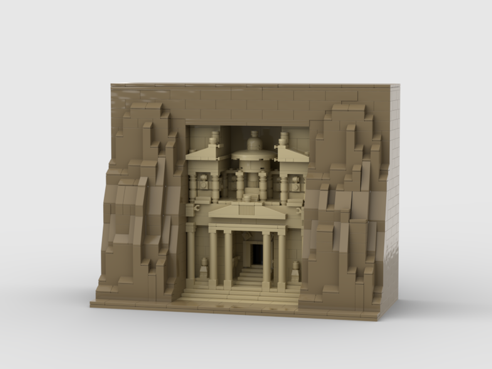 LEGO MOC Petra Treasury Building by Fattydad | Rebrickable - Build with ...