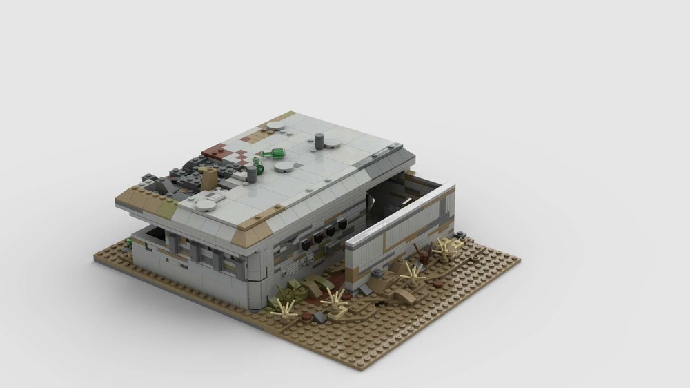 LEGO MOC Abandoned Bunker by Nemean | Rebrickable - Build with LEGO