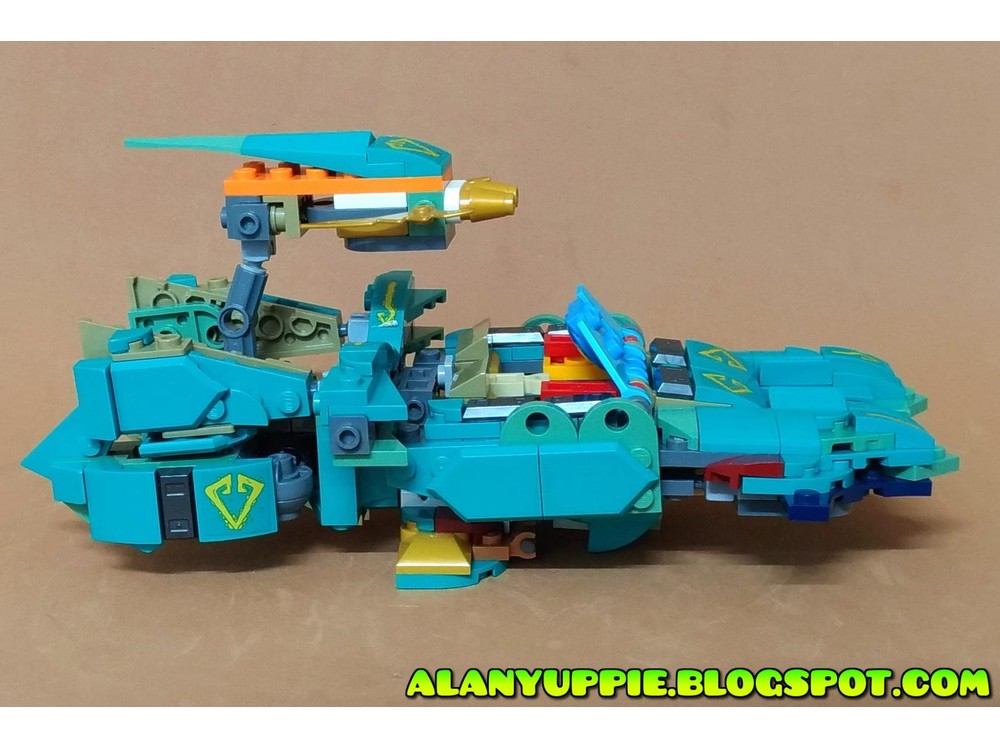 Lego Moc Transformer Hovercaralternative Built Of Ninjago 71746 Jungle