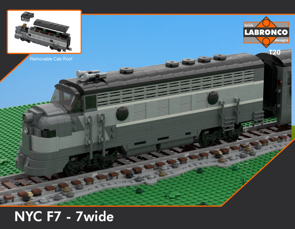 LEGO MOC T20 - NYC F7 by Labronco Brick Designs | Rebrickable - Build ...