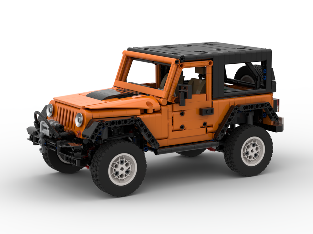 LEGO MOC Jeep Wrangler by gyenesvi | Rebrickable - Build with LEGO
