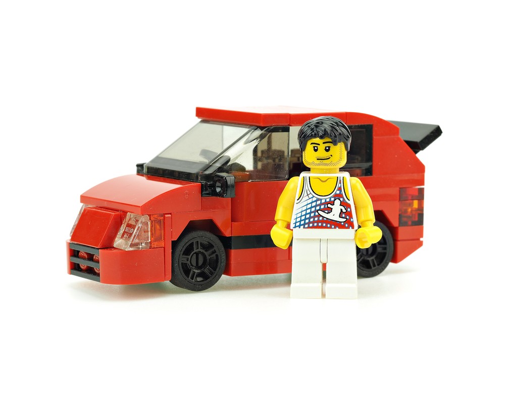 LEGO MOC Small red car by De_Marco | Rebrickable - Build with LEGO