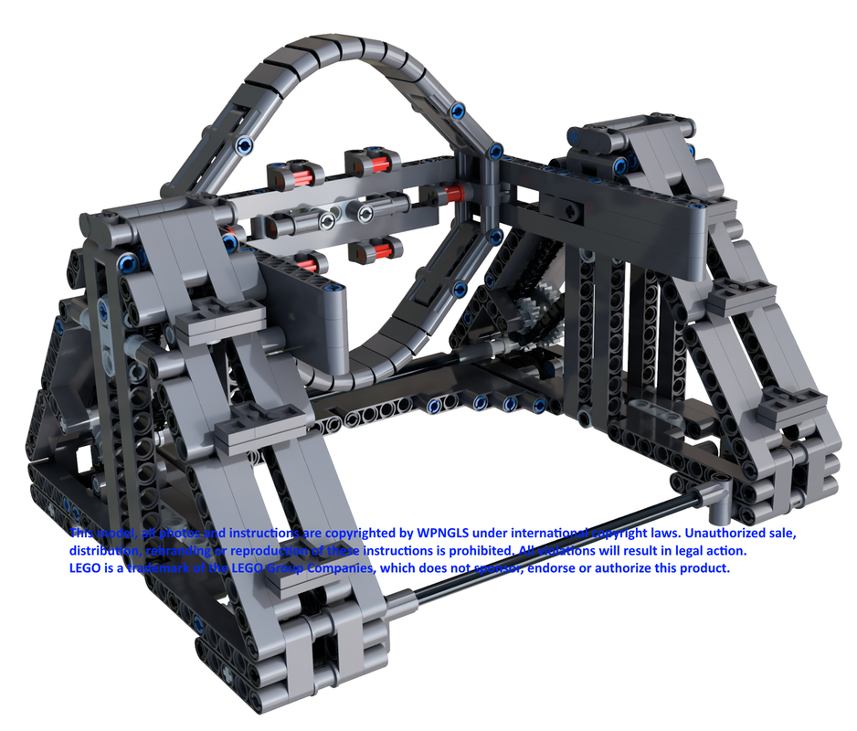 LEGO MOC Engine stand - 36 cylinder radial XR-7755 by WPNGLS ...