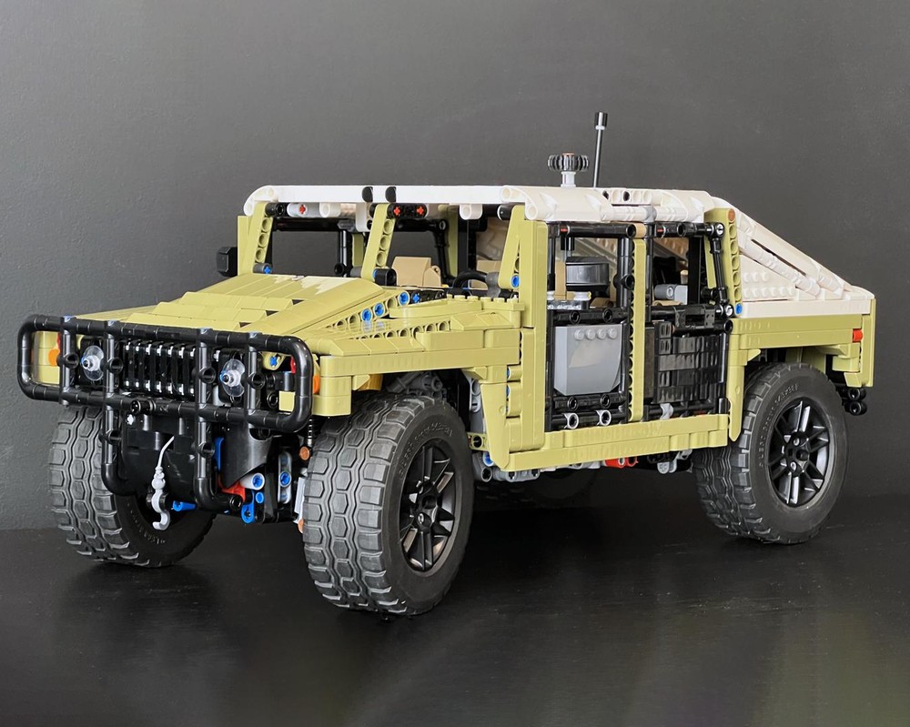 LEGO MOC Modifications for 42110 Humvee by MihailUA | Rebrickable ...