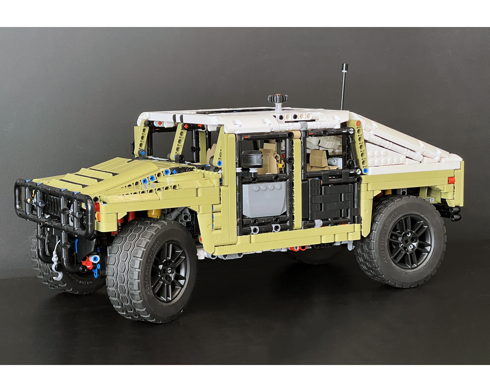 LEGO MOC Modifications for 42110 Humvee by MihailUA | Rebrickable ...