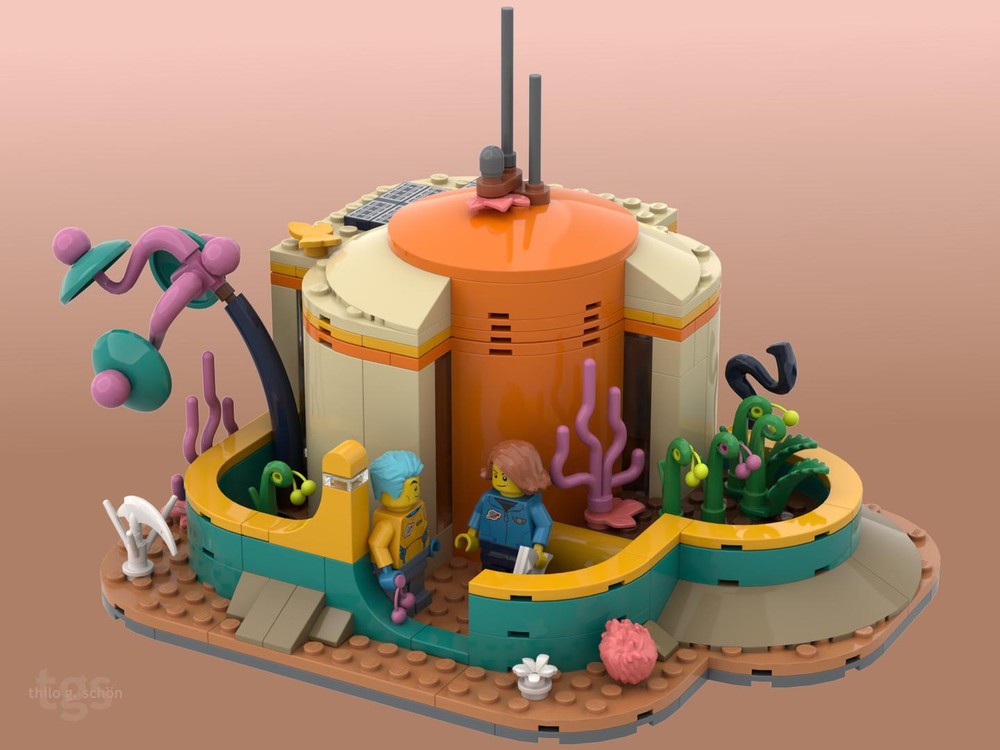 LEGO MOC Planetary Outpost by T.Brick | Rebrickable - Build with LEGO