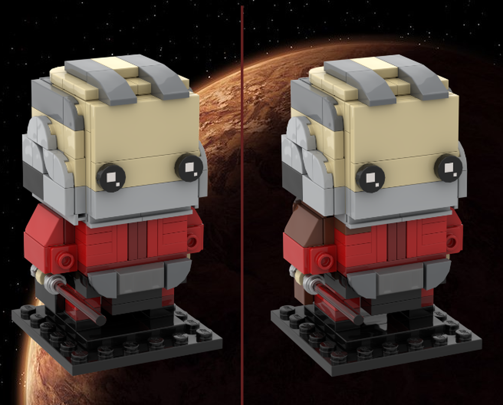 LEGO MOC Darth Malak Brickheadz by Ant0noo | Rebrickable - Build with LEGO
