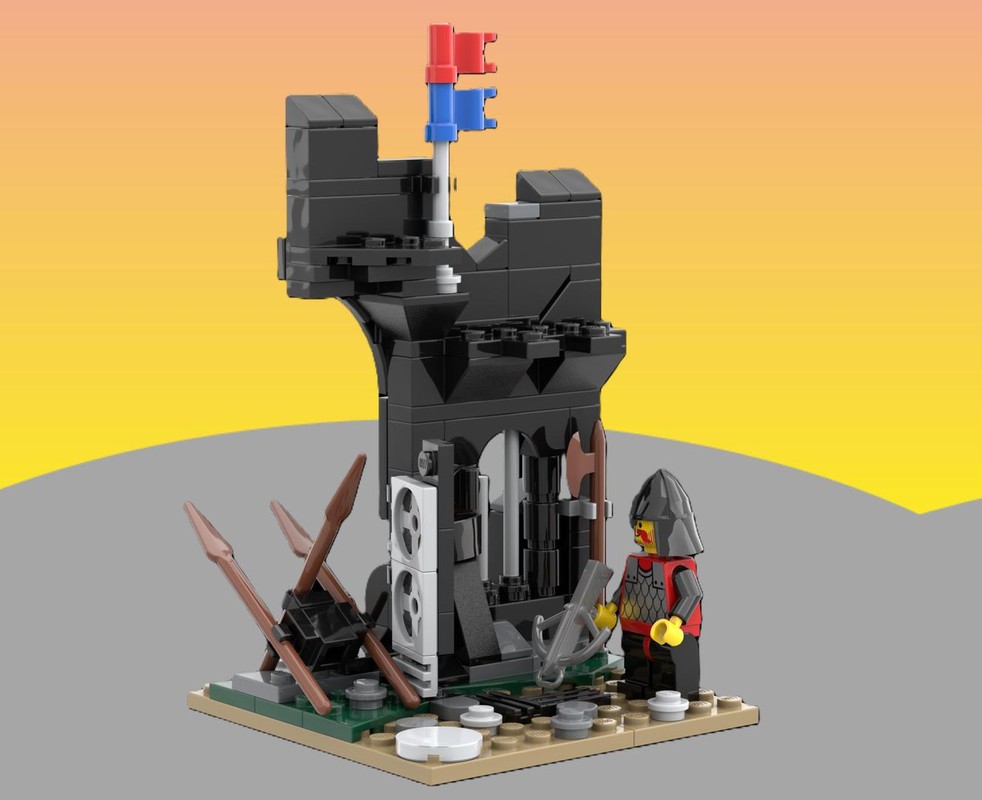 LEGO MOC Black Knights hold strong by mrnoeb | Rebrickable - Build with ...