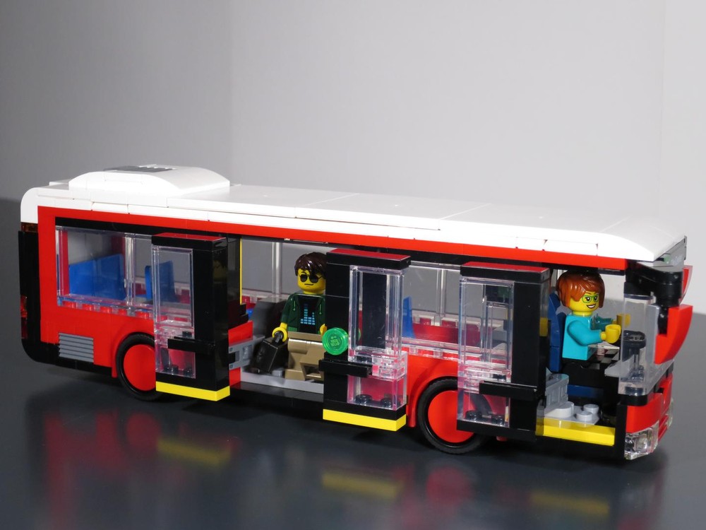 LEGO MOC City Bus by lunabricks | Rebrickable - Build with LEGO