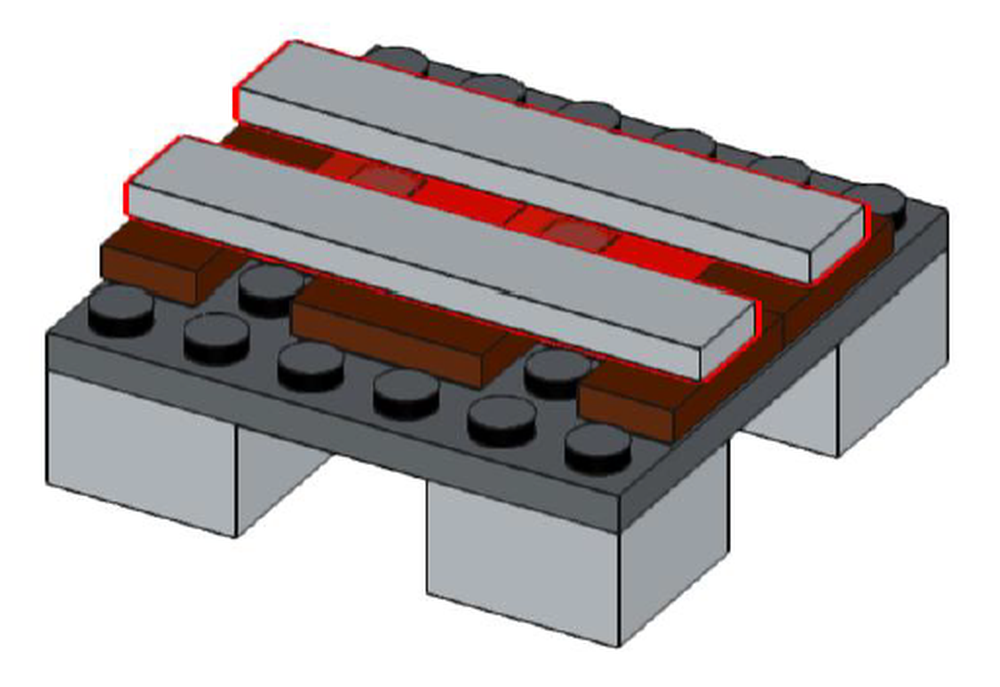 LEGO MOC Minecraft activator rail by Technic557 | Rebrickable - Build ...