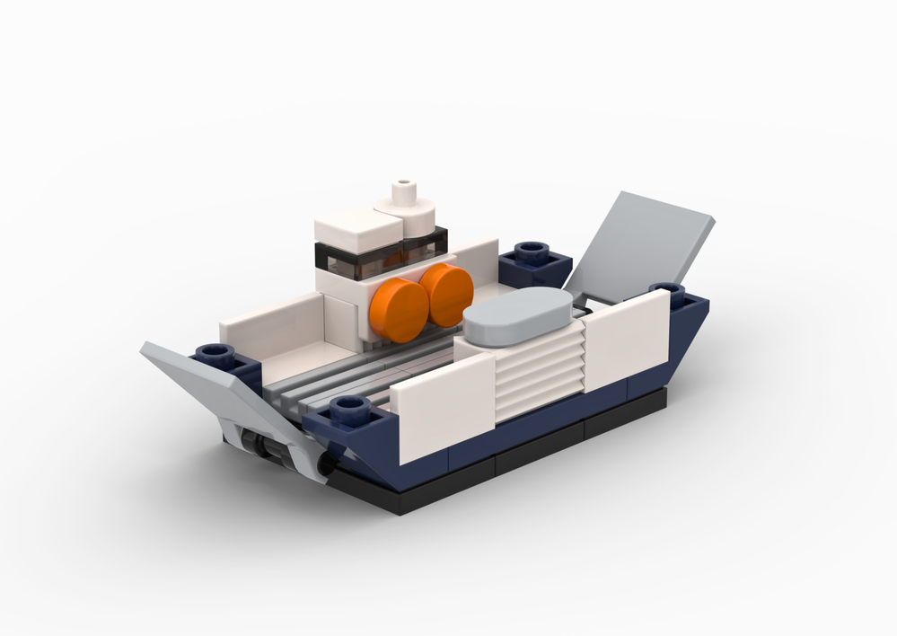 LEGO MOC Micro Ferry by The Bobby Brix Channel | Rebrickable - Build ...