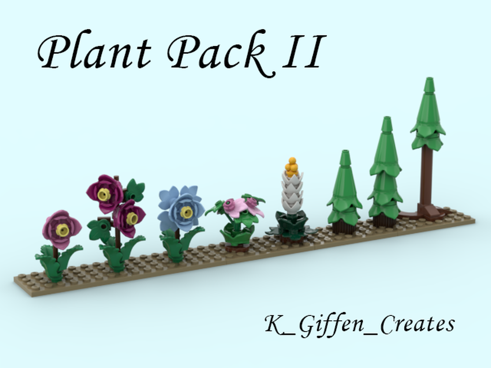LEGO MOC Plant Pack II by K_Giffen_Creates | Rebrickable - Build with LEGO