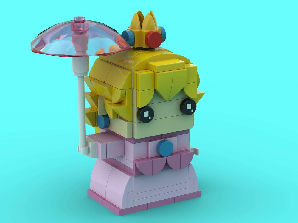LEGO MOC Princess Peach by Puremadness | Rebrickable - Build with LEGO