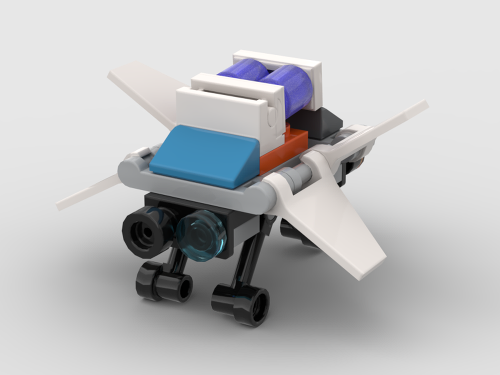 LEGO MOC Flying Robot by samdavisboyhero | Rebrickable - Build with LEGO