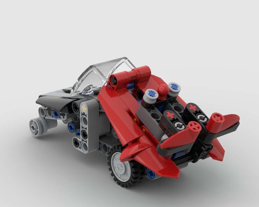 LEGO MOC Drag Racer 42148 Alternative by ErikGS | Rebrickable - Build ...