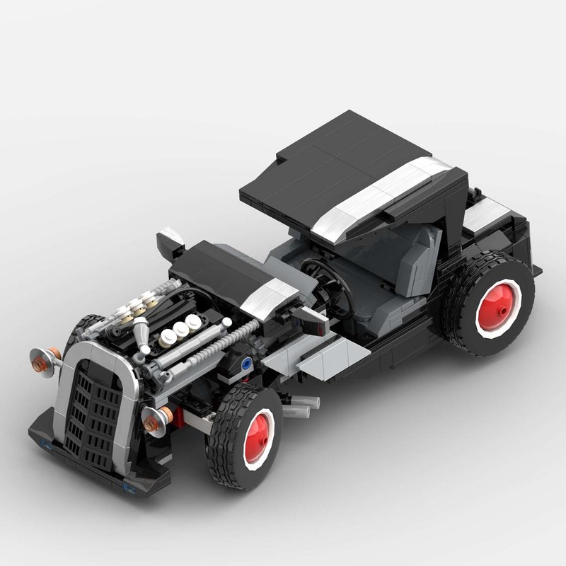 LEGO MOC Hot Rod by ad.gaevsky | Rebrickable - Build with LEGO