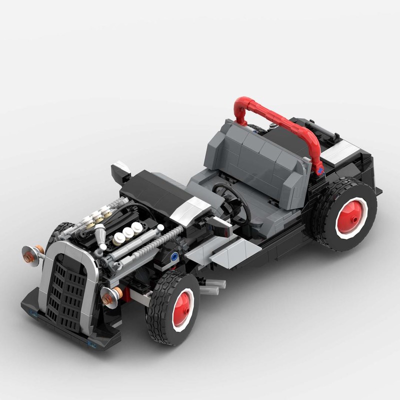 LEGO MOC Hot Rod by ad.gaevsky | Rebrickable - Build with LEGO