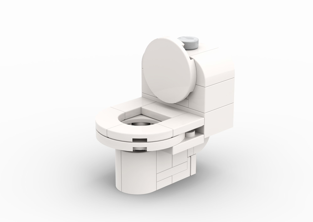 LEGO MOC Toilet by The Bobby Brix Channel | Rebrickable - Build with LEGO