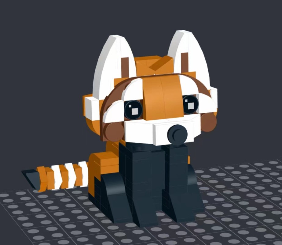 LEGO MOC redpanda by ccccccha | Rebrickable - Build with LEGO