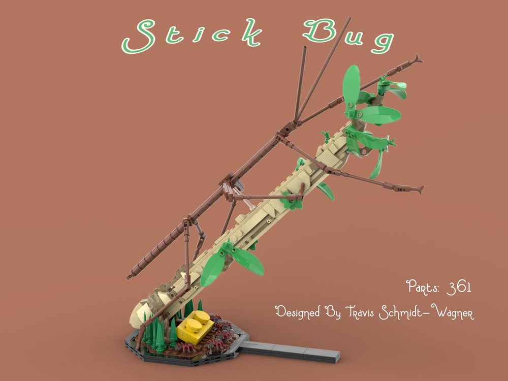 Lego Moc Stick Bug The Insect Collection Expansion By Camobricktape Rebrickable Build With