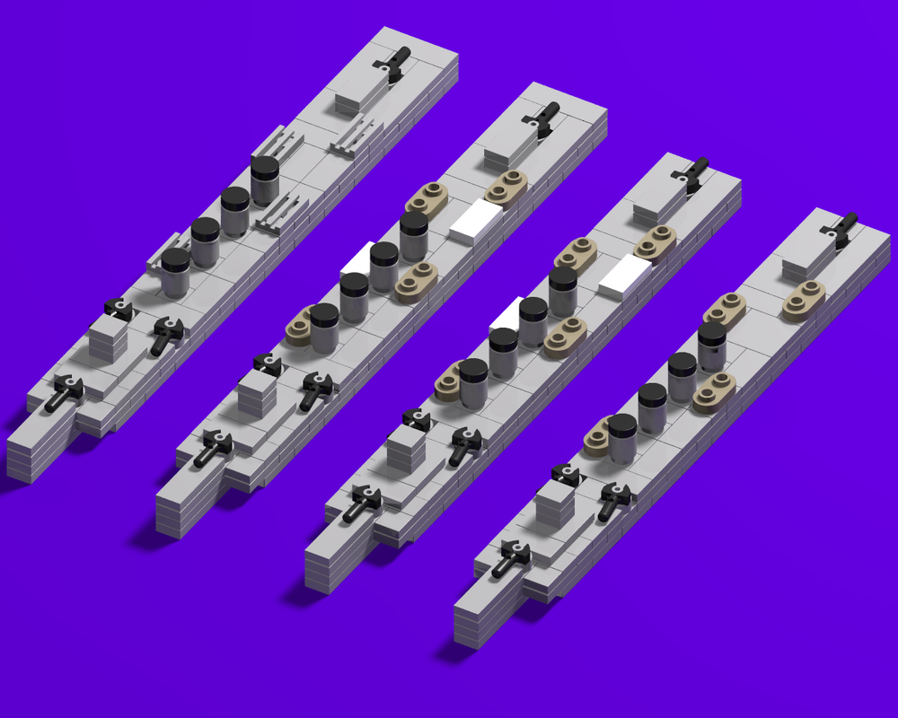 LEGO MOC US Navy "Thousand Tonner" Destroyers by yamato534 ...