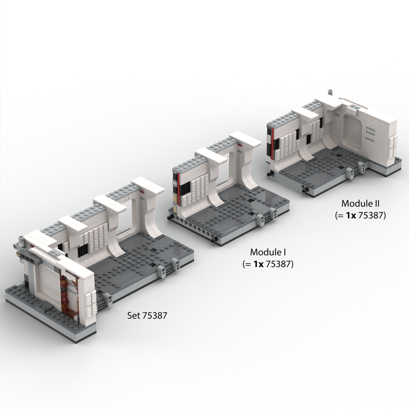 LEGO MOC Tantive IV hallway expansion by COLEMANTREBORBESTJEDITOHAVEEVE ...