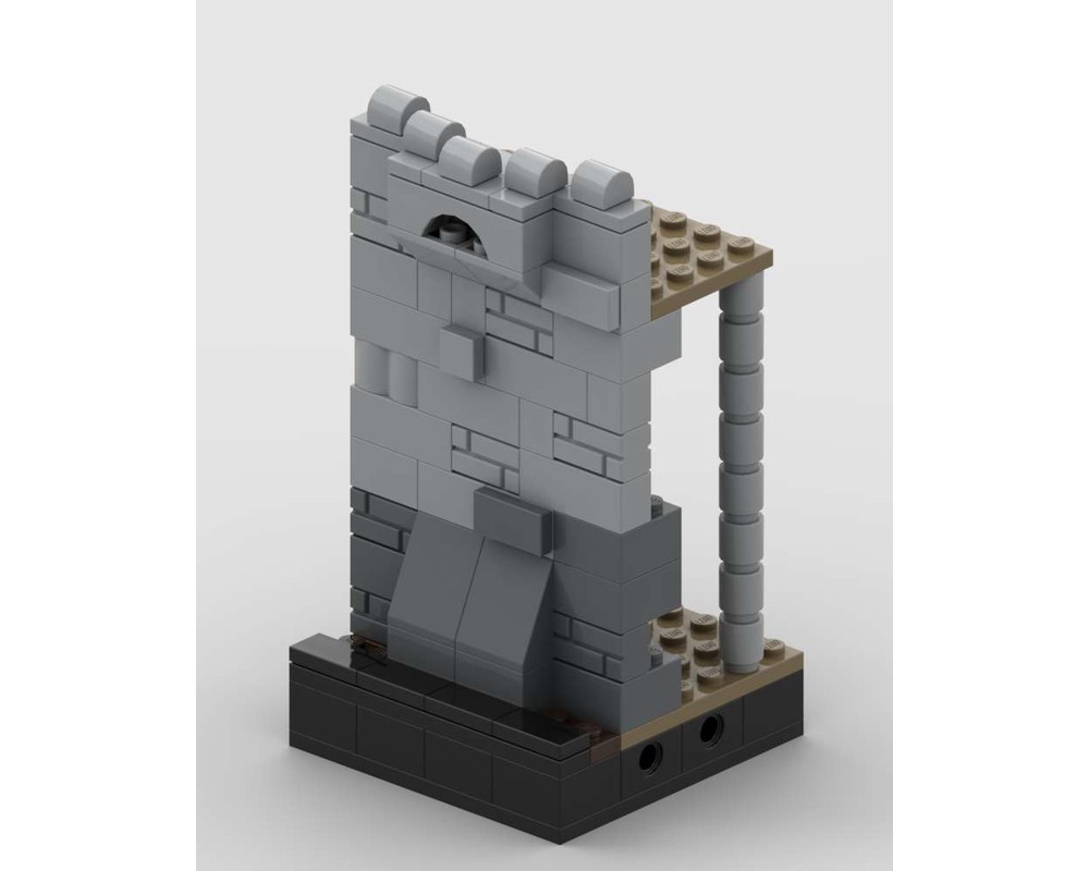 LEGO MOC Modular Castle Wall by ComputerDino | Rebrickable - Build with ...