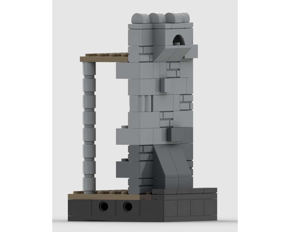 LEGO MOC Modular Castle Wall by ComputerDino | Rebrickable - Build with ...