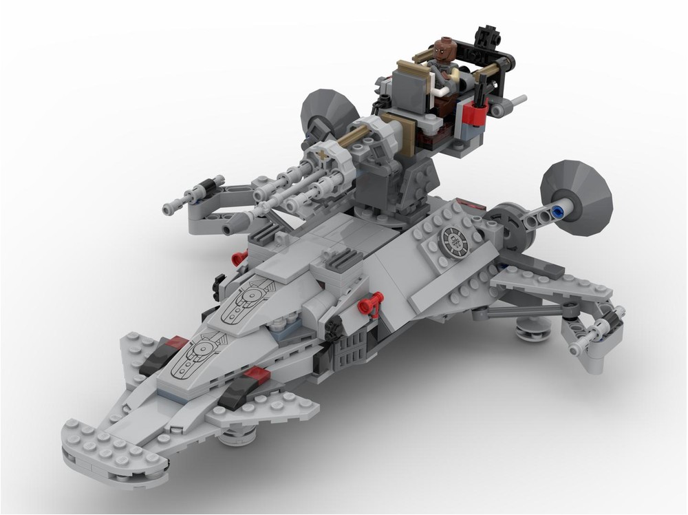 LEGO MOC 75153 - Heavy Cannon Hovertank by Hastur | Rebrickable - Build ...