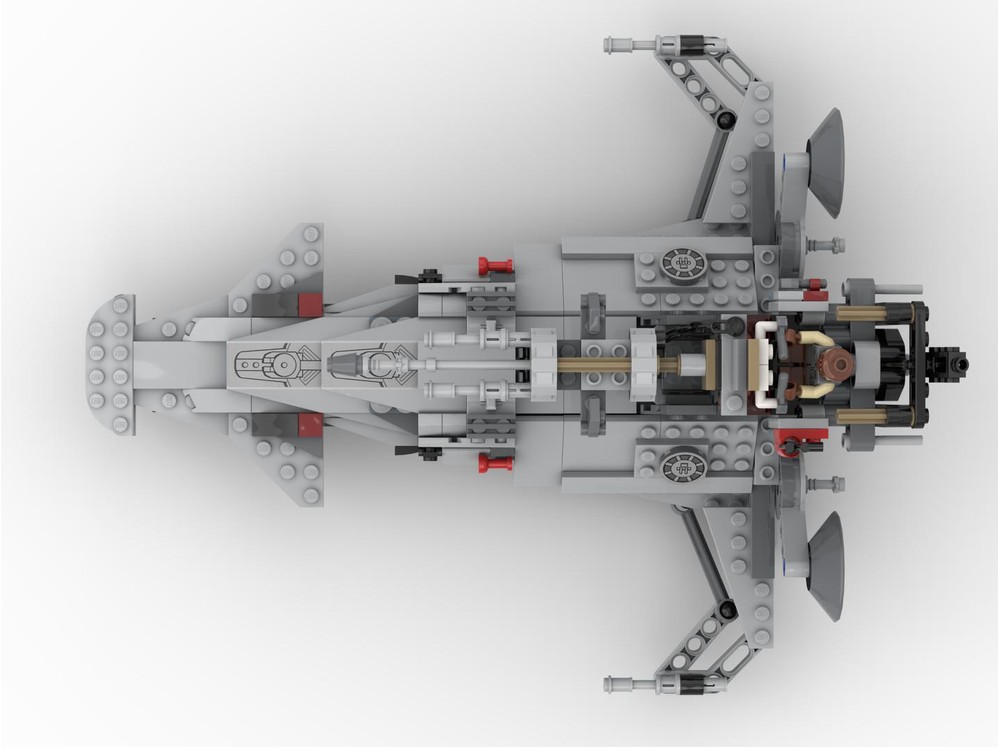 LEGO MOC 75153 - Heavy Cannon Hovertank by Hastur | Rebrickable - Build ...