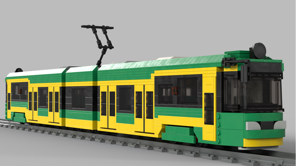 LEGO MOC Tatra RT6 MF 06 AC tram by MateuszBuduje | Rebrickable - Build ...