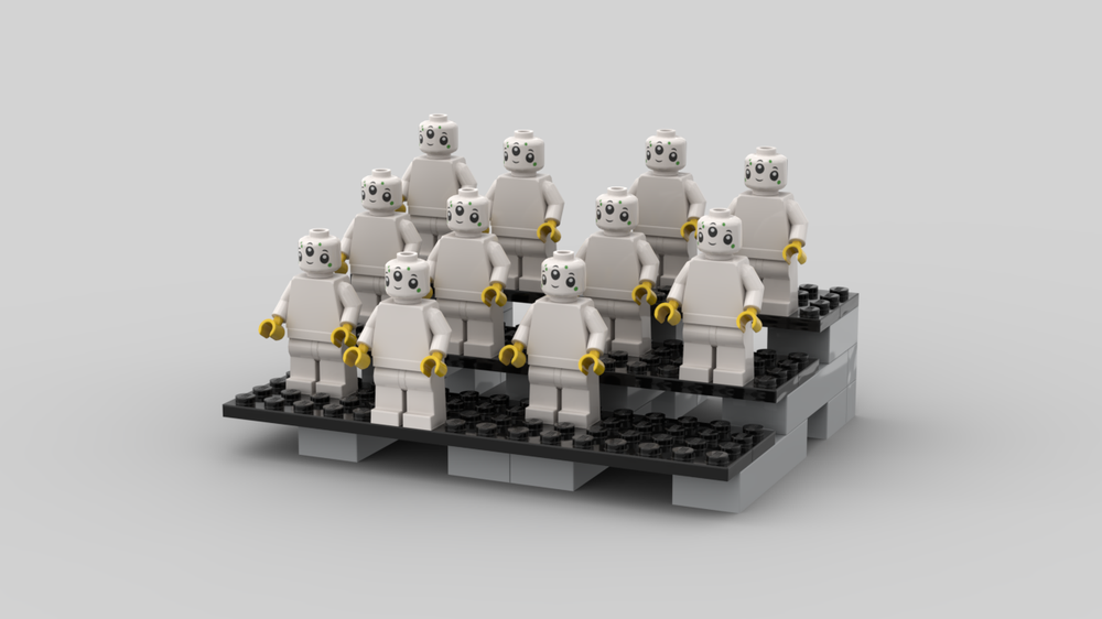 LEGO MOC Lego Figure Display by BrickCreator123 | Rebrickable - Build ...
