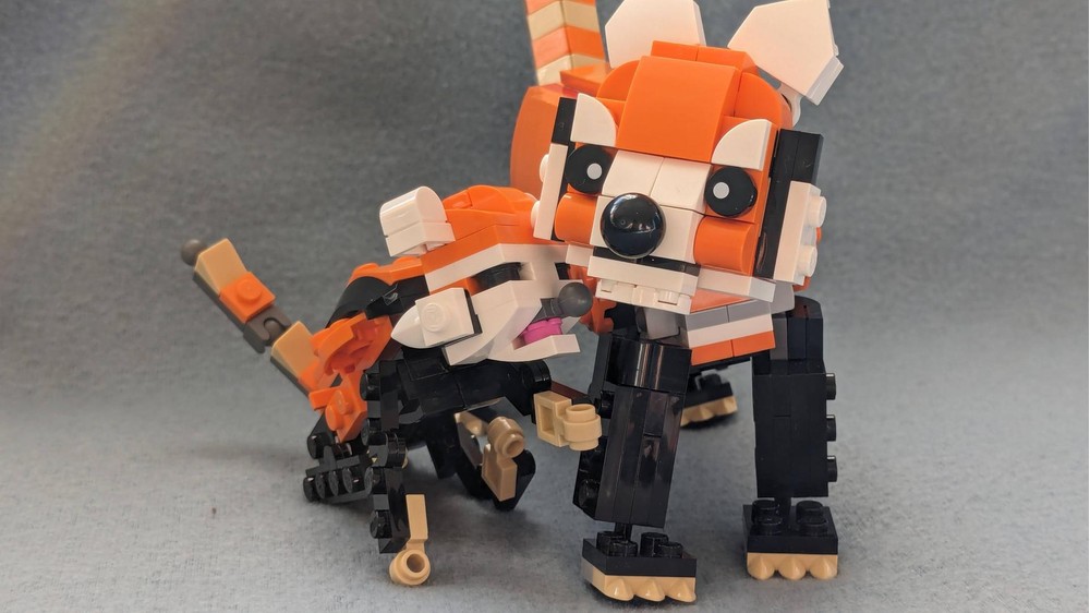LEGO MOC Red panda cub (31129 Alternate build) by varemo | Rebrickable ...