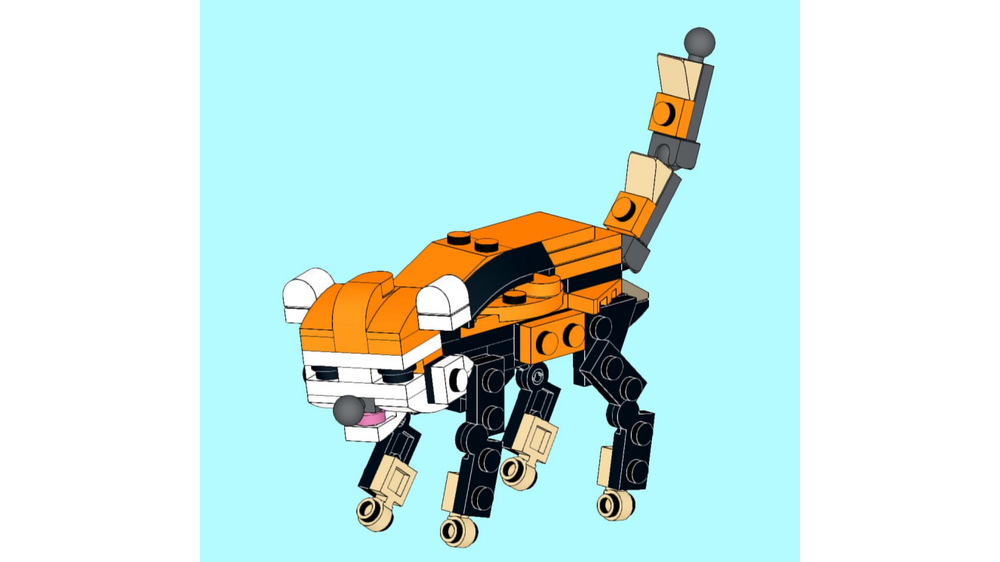 LEGO MOC Red panda cub (31129 Alternate build) by varemo | Rebrickable ...