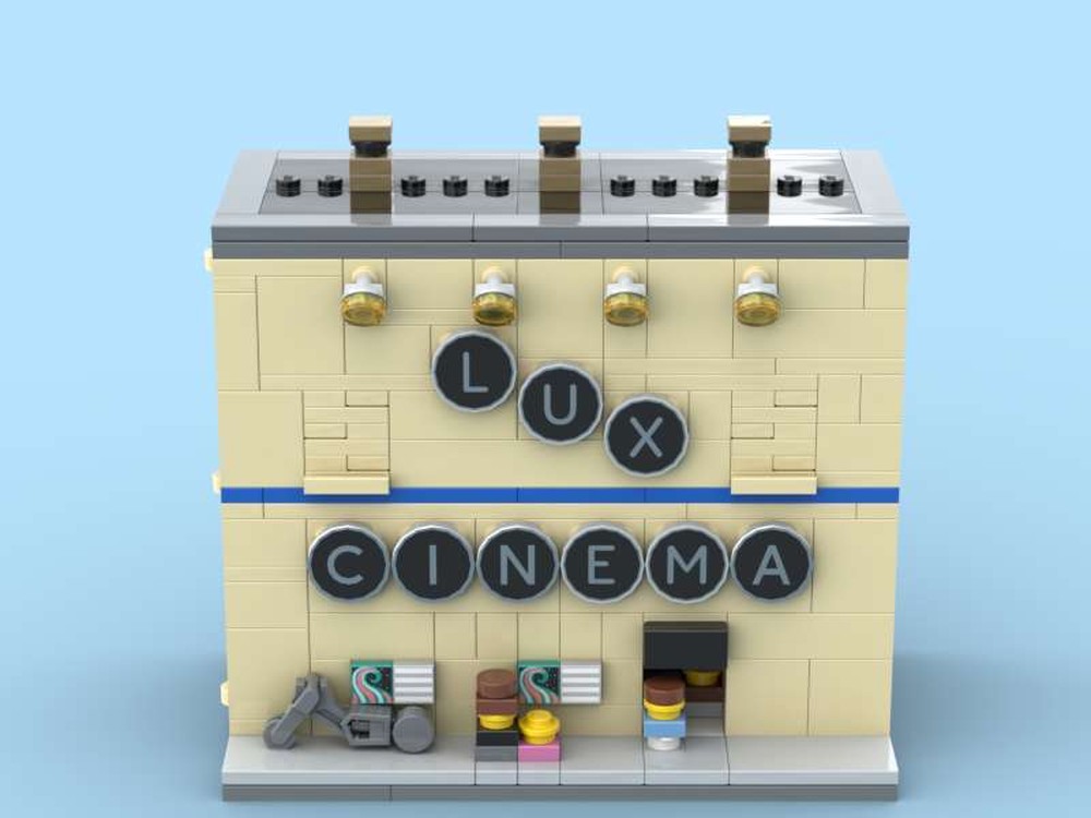 LEGO MOC Mini french cinema of the 70's by ad000 | Rebrickable - Build ...