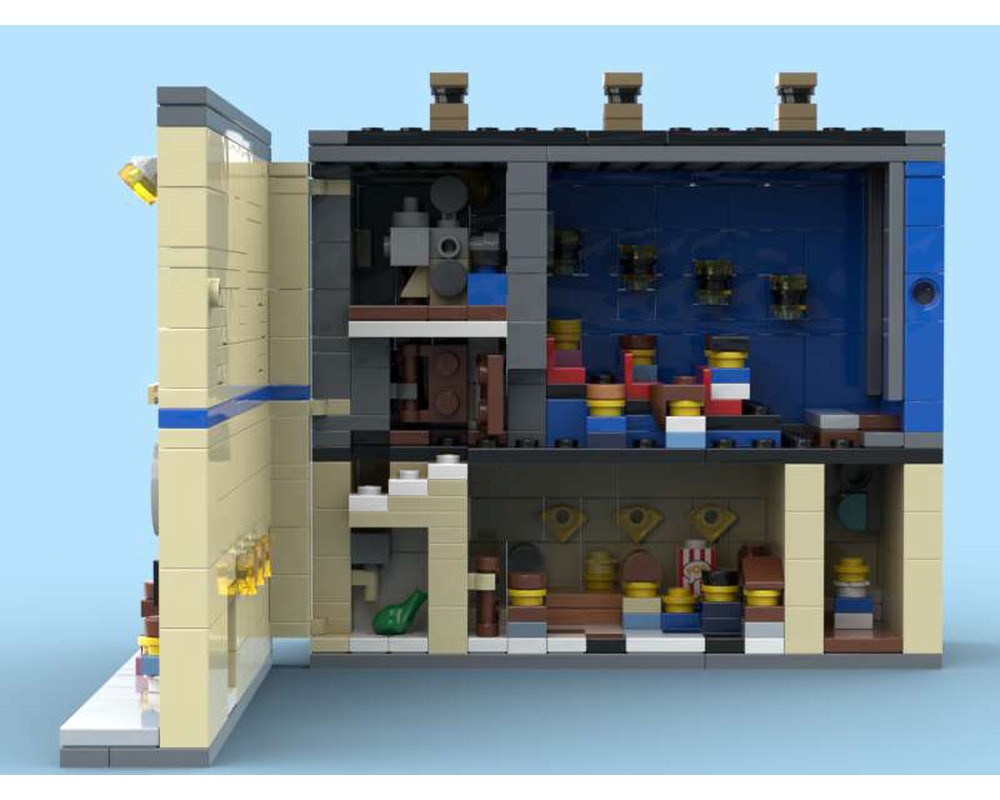 LEGO MOC Mini french cinema of the 70's by ad000 | Rebrickable - Build ...