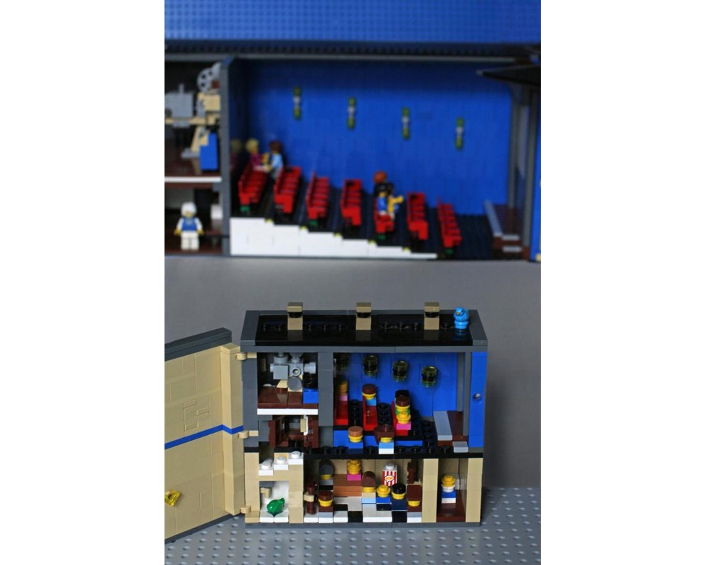 LEGO MOC Mini french cinema of the 70's by ad000 | Rebrickable - Build ...