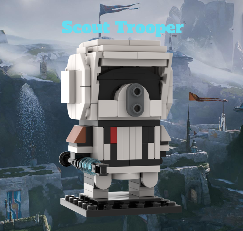 LEGO MOC Scout Trooper Brickheadz by Ant0noo | Rebrickable - Build with ...