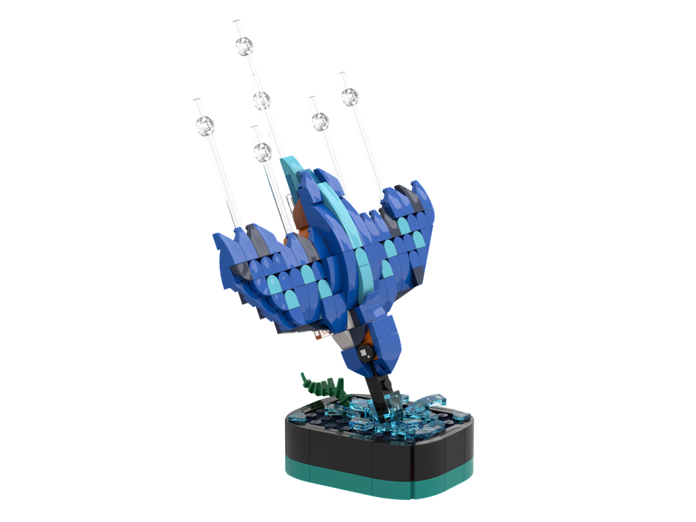 LEGO MOC Kingfisher diving by SKABRAM | Rebrickable - Build with LEGO